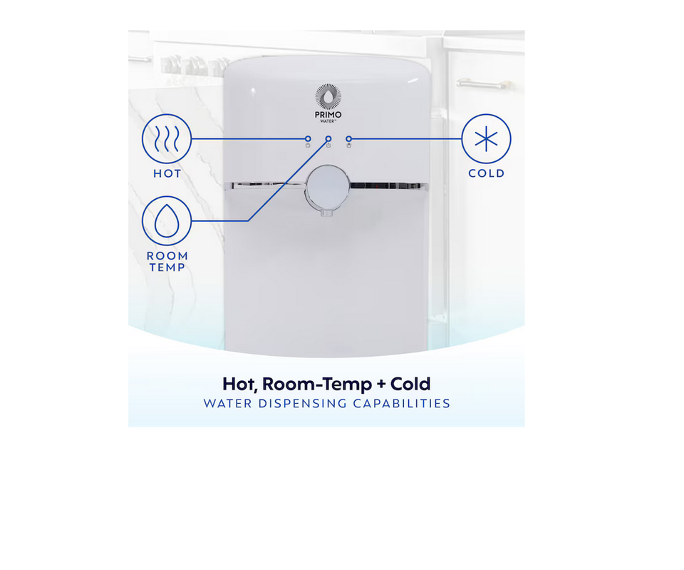 Primo Smart Touch Bottom Load White Water cooler 601324-C New !!! | eBay