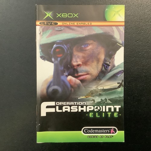 Operation Flashpoint Elite Microsoft XBOX Instruction Manual Only | eBay