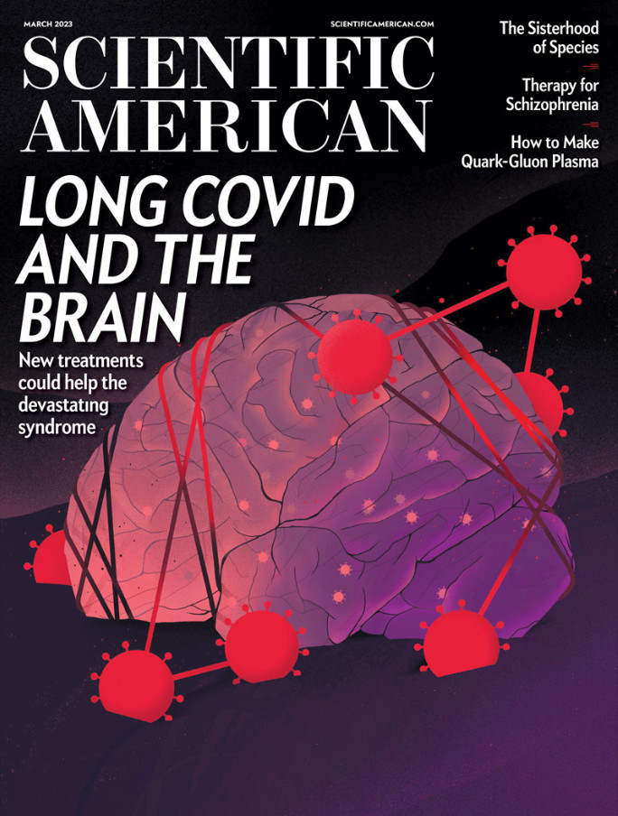 Science Magazine Cover Brain
