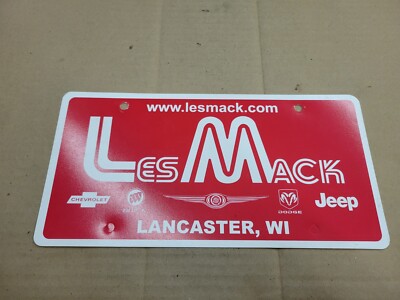 Les Mack Chevy Lancaster Wisconsin WI Car Dealership Dealer License ...