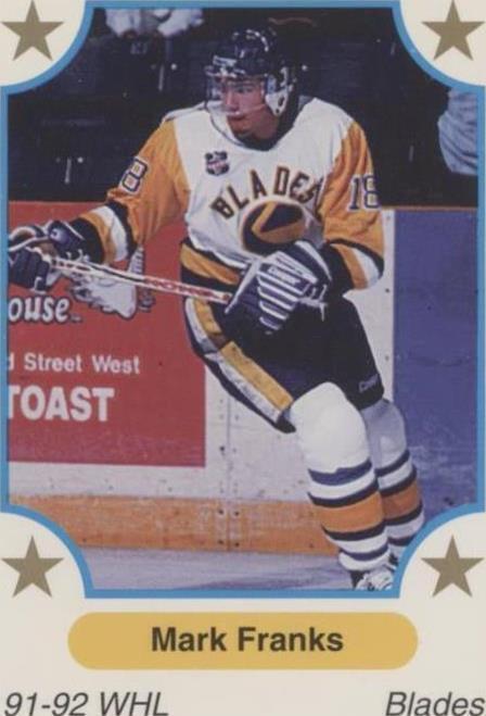 1991-92 7th Inning Sketch WHL - Mark Franks #116 (RC) for sale online ...