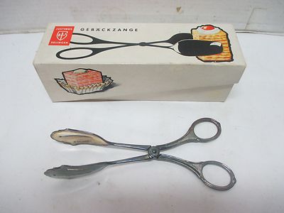 Justinus Solingen Gebackzange Pastry Scissor Tongs In Original Box ...