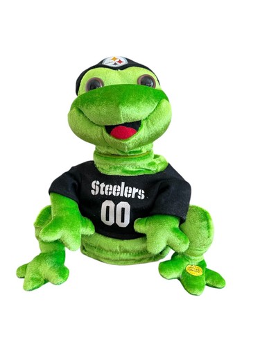Gemmy Frogz Pittsburgh Steelers Dancing Green Frog In Da Club | eBay