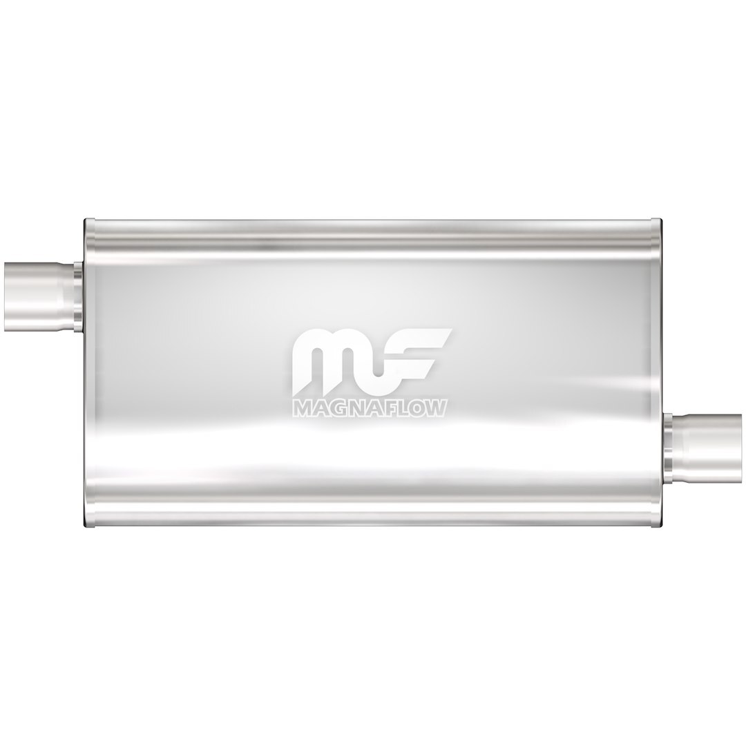 MagnaFlow 12578 Straight-Through Performance Muffler; 3in. Offset ...