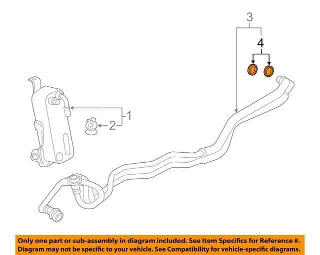 BMW 17227613656 Genuine OEM Oil Cooler Pipe O-ring for sale online | eBay