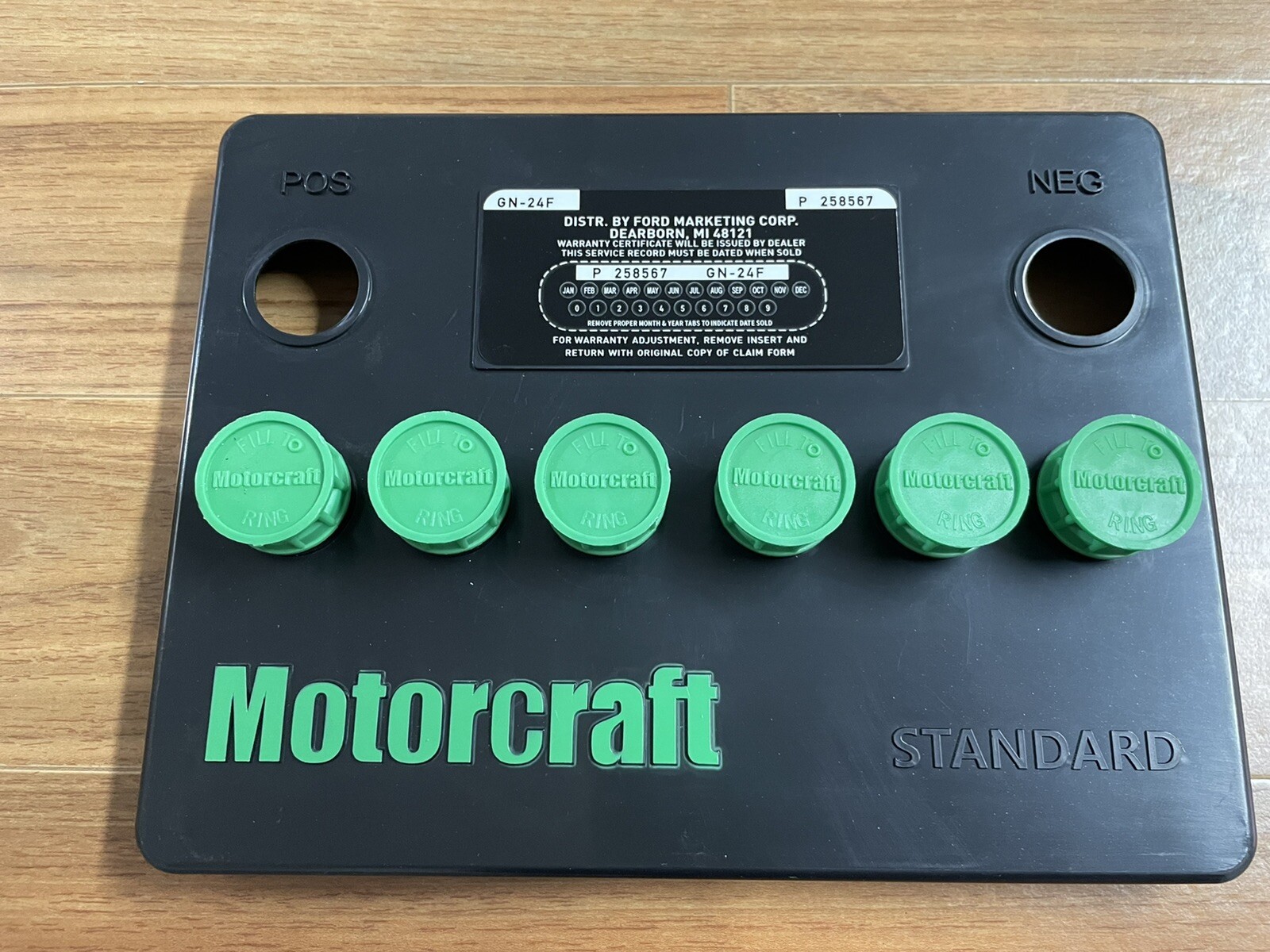 New Ford Motorcraft Battery Top Cover 72 73 74 75 Mustang Mach 1 ...