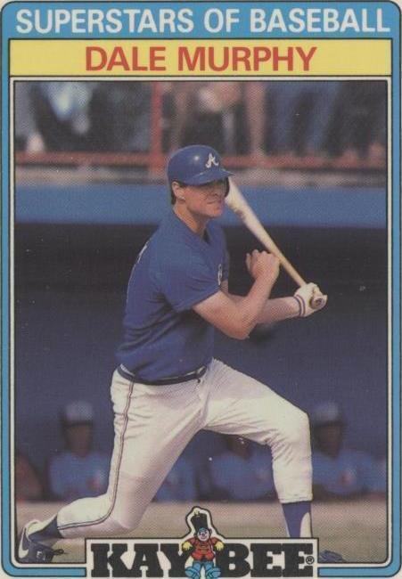1987 Topps Kay Bee Toys Superstars of Baseball - Dale Murphy #21 for ...