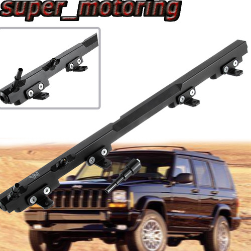 BILLET ALUMINUM FUEL RAIL FIT 1997-01 JEEP WRANGLER TJ/CHEROKEE XJ 4.0L ...