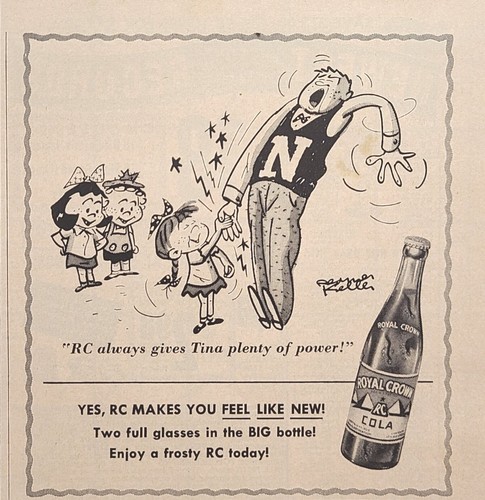 RC Cola Funny Powerful Grip Reamer Keller Art Strong Tina Vintage Print ...