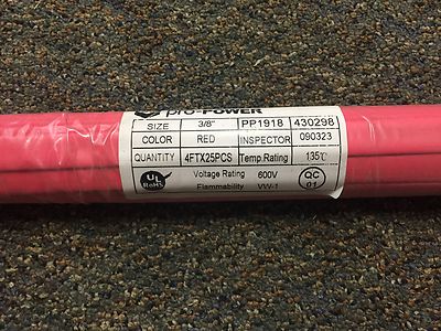 SPC Pro Power PP1918 3/8" Red 4FT 25pcs | eBay