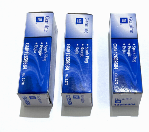 3 x Original Opel Zündkerzen 12659684 Karl 1,0 52KW & 54KW 71PS / 73PS ...