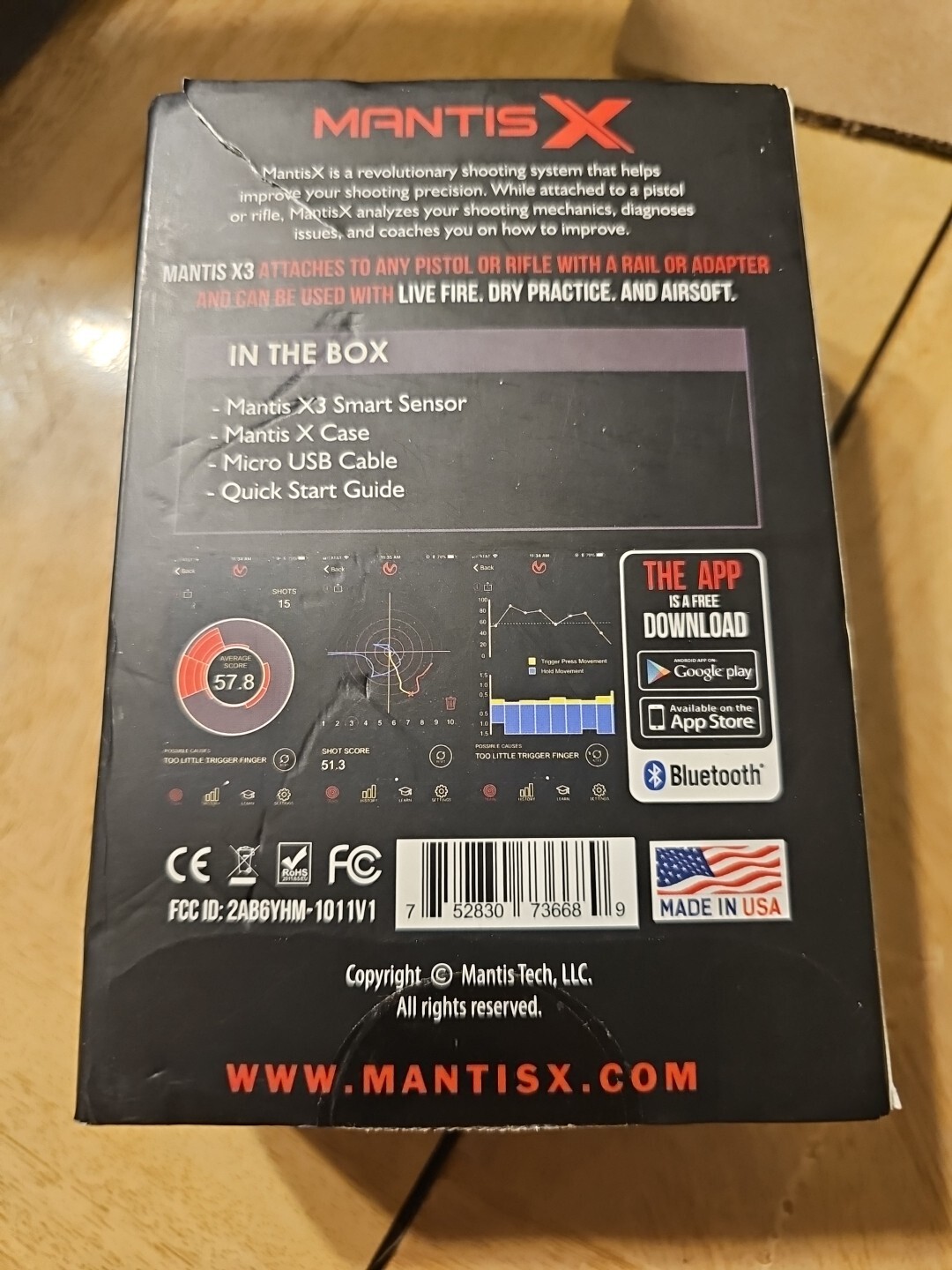 Mantis X3 Shooting Performance System - MT-1002 for sale online | eBay