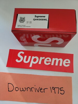 Supreme Seiko Alarm Clock White Brand New FW22 Supreme New York Fall ...