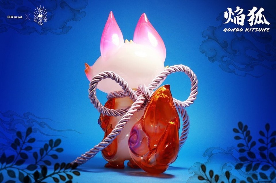 HONOO KITSUNE BY OKLUNA X GENKOSHA - Designer Art Toy | eBay