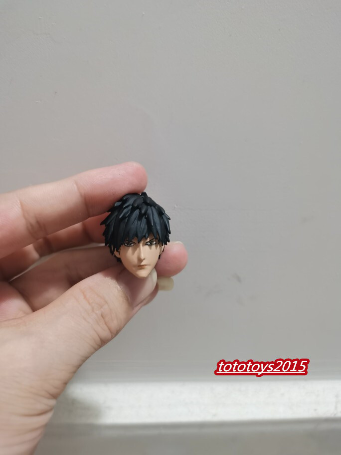 1:12 Anime Boy Head Sculpt Carved Model For 6" Male shf Action Figure ...