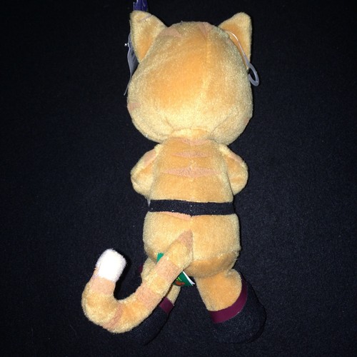 NWT Plush Doll Baby Shrek Puss N Boots Cat Big Head Wide Eye Character ...