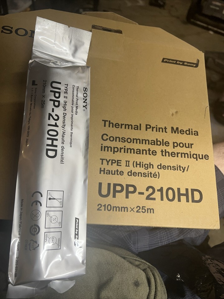 Sony UPP-210HD High Density Thermal Print Media (Total of 4 rolled in ...