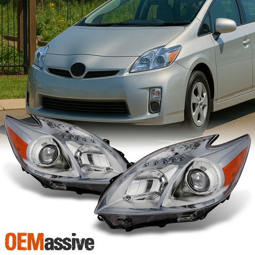 Fits 10-11 Toyota Prius Projector Headlights Light Lamps Left & Right ...
