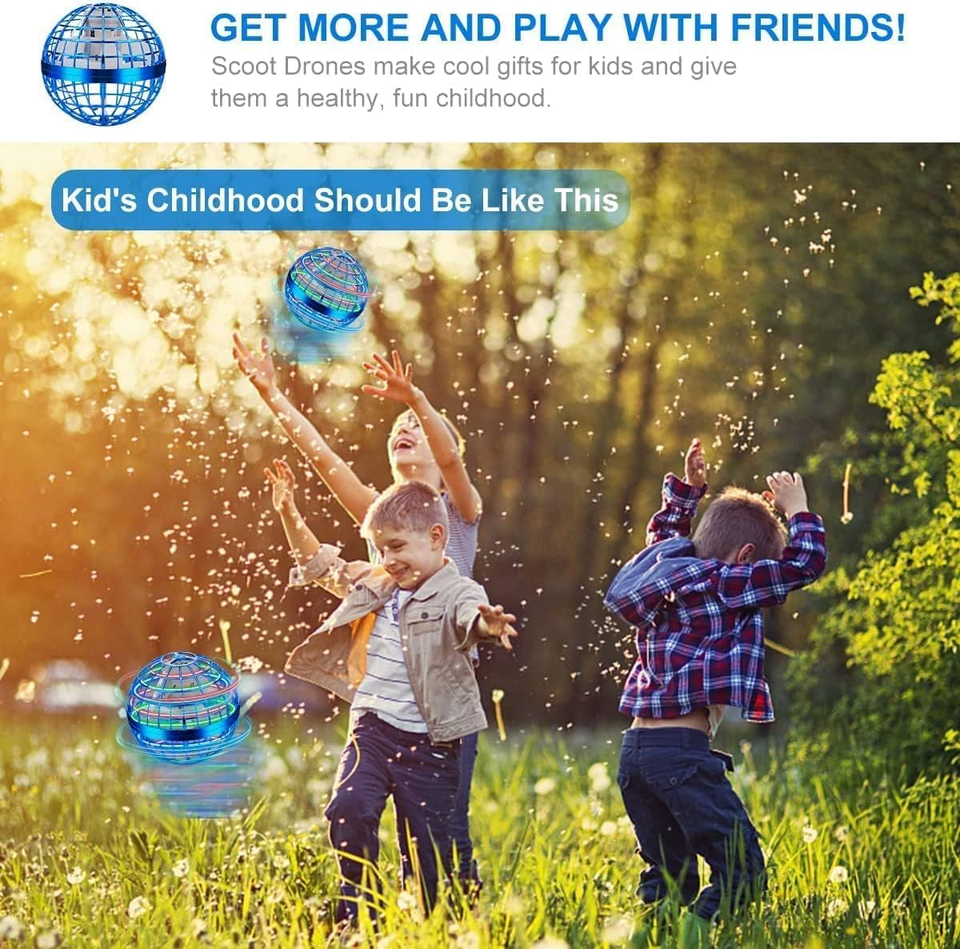 Flying Orb Ball Toy, Galaxy Boomerang Ball, Hover Hand Mini Drone ...