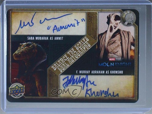 2023 Upper Deck Moon Knight 1/10 F Murray Abraham Saba Mubarak Khonshu ...