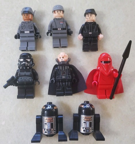 LEGO Star Wars Minifigures LOT *Darth Vader *Imperial Commander ...