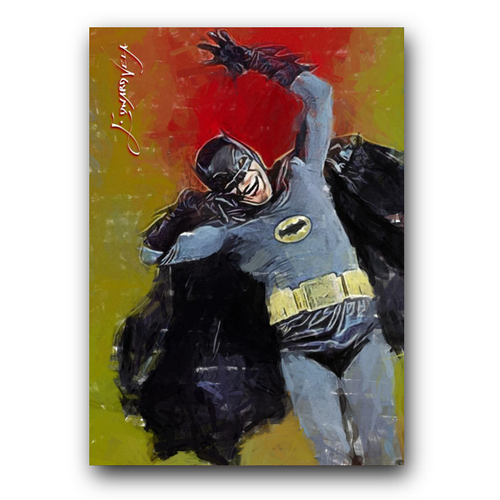 Adam West Batman #23 Art Card Limited 42/50 Edward Vela Signed (Heroes ...