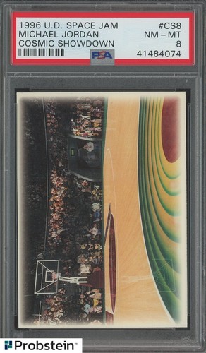 1996 UD Space Jam Cosmic Showdown #CS8 Michael Jordan HOF PSA 8 NM-MT ...