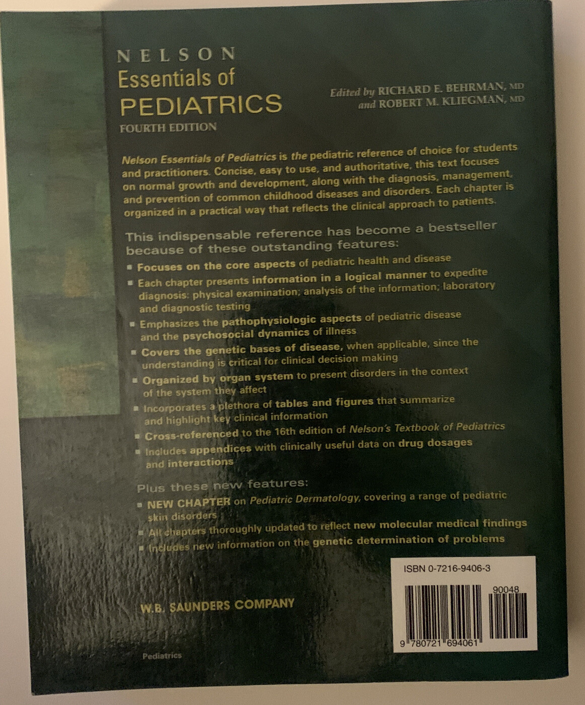 Nelson Essentials of Pediatrics by Robert M. Kliegman, Waldo E. Nelson ...