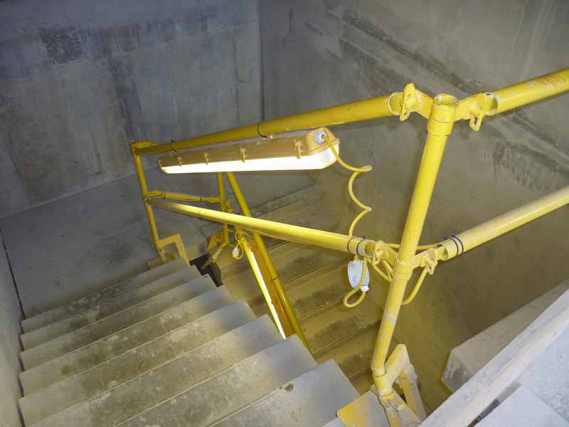 Construction Temporary Railing Safety Boot Temporary Guardrail