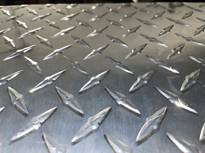 3003 H22 Bright Tread Plate .063" x 12" x 24"-Long -- 3003 H22 Tread ...