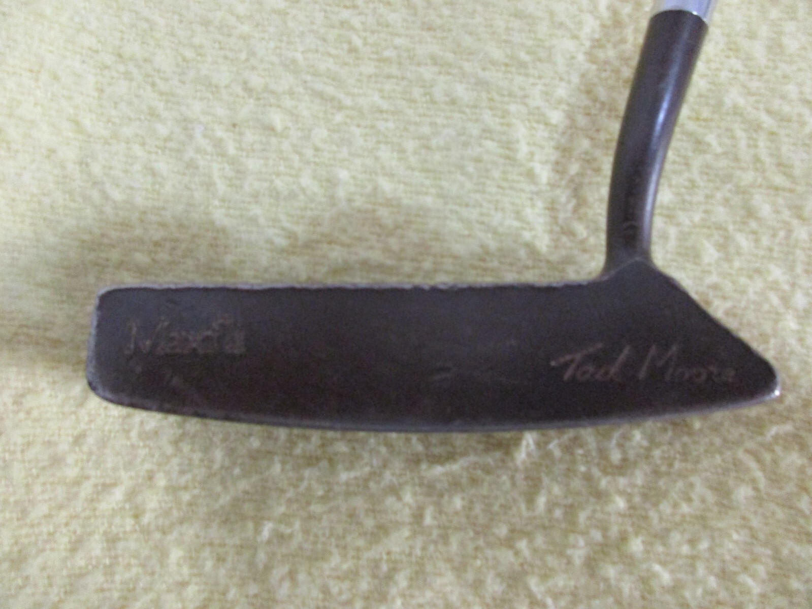 Tad Moore TM-1 RH Putter, 35", Original fluted shaft, Tiger Shark grip ...
