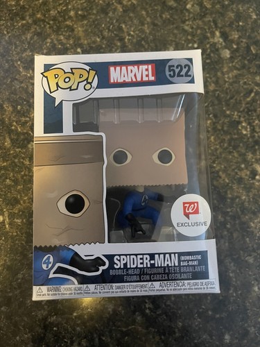 Spider-Man Bombastic Bag-Man Funko Pop # 522 New In Box | eBay