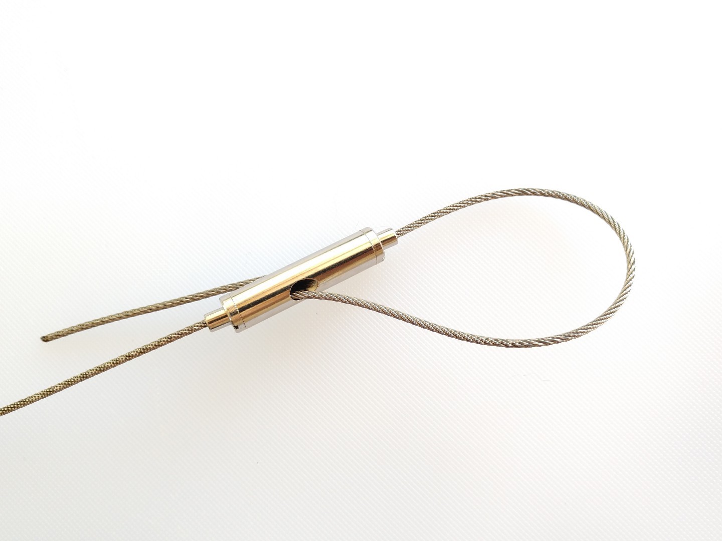 4pc Light safety 2mm stainless cable tether kit 80in w/adjustable ...