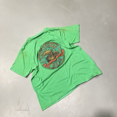 Vintage 80s Moosehead Beer Graphic Green T-Shirt Size XL | eBay
