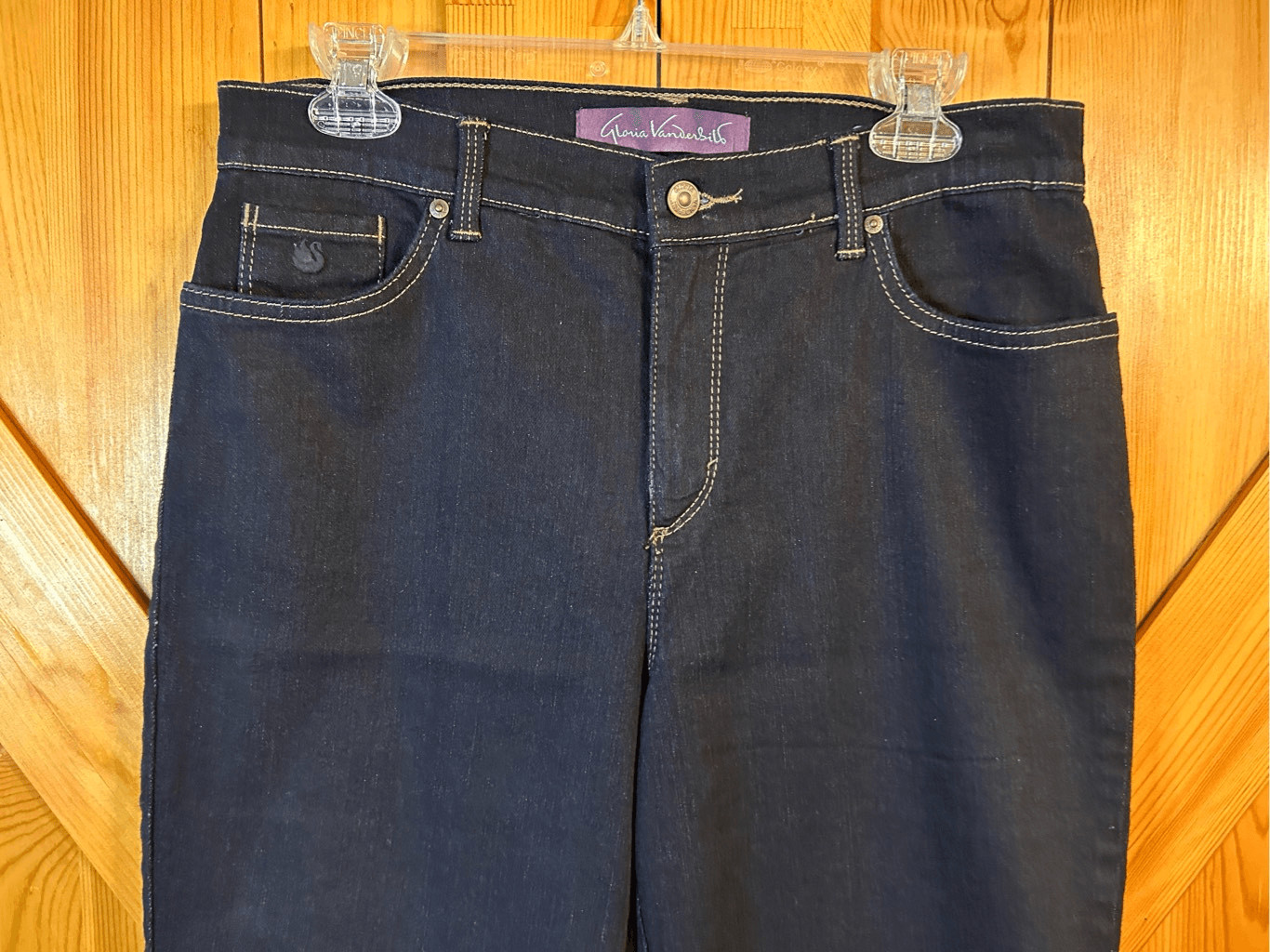 Gloria Vanderbilt Amanda jeans size 10 short Dark Blu… - Gem