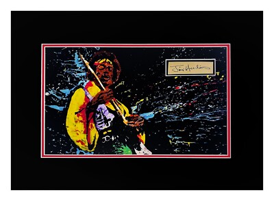 Jimi Hendrix Autograph Cut Museum Framed Ready to Display (Last One) | eBay