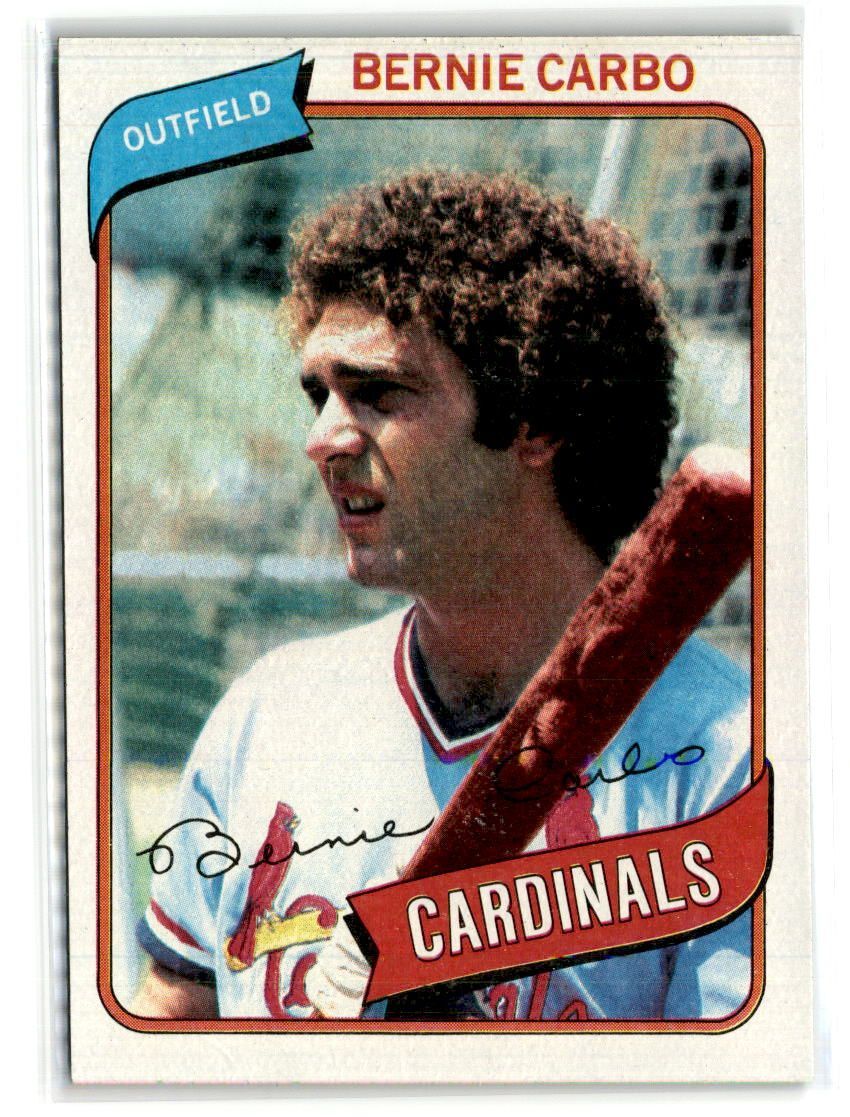 1980 Topps Baseball #266 Bernie Carbo St. Louis Cardinals | eBay