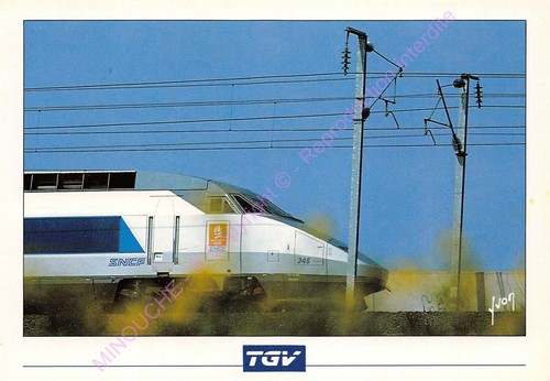 CP TRAIN T.G.V. ATLANTIQUE rame 346 | eBay
