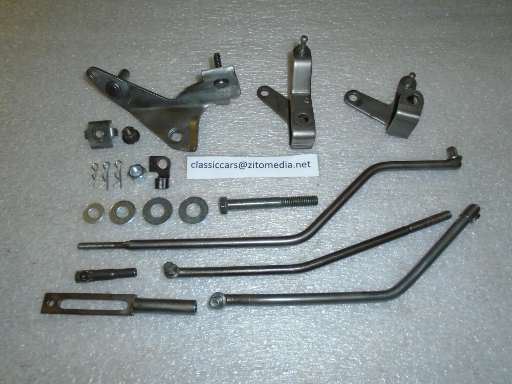 383 4 BARREL 727 AUTO KICKDOWN LINKAGE SET 66 67 CHARGER SATELLITE ...