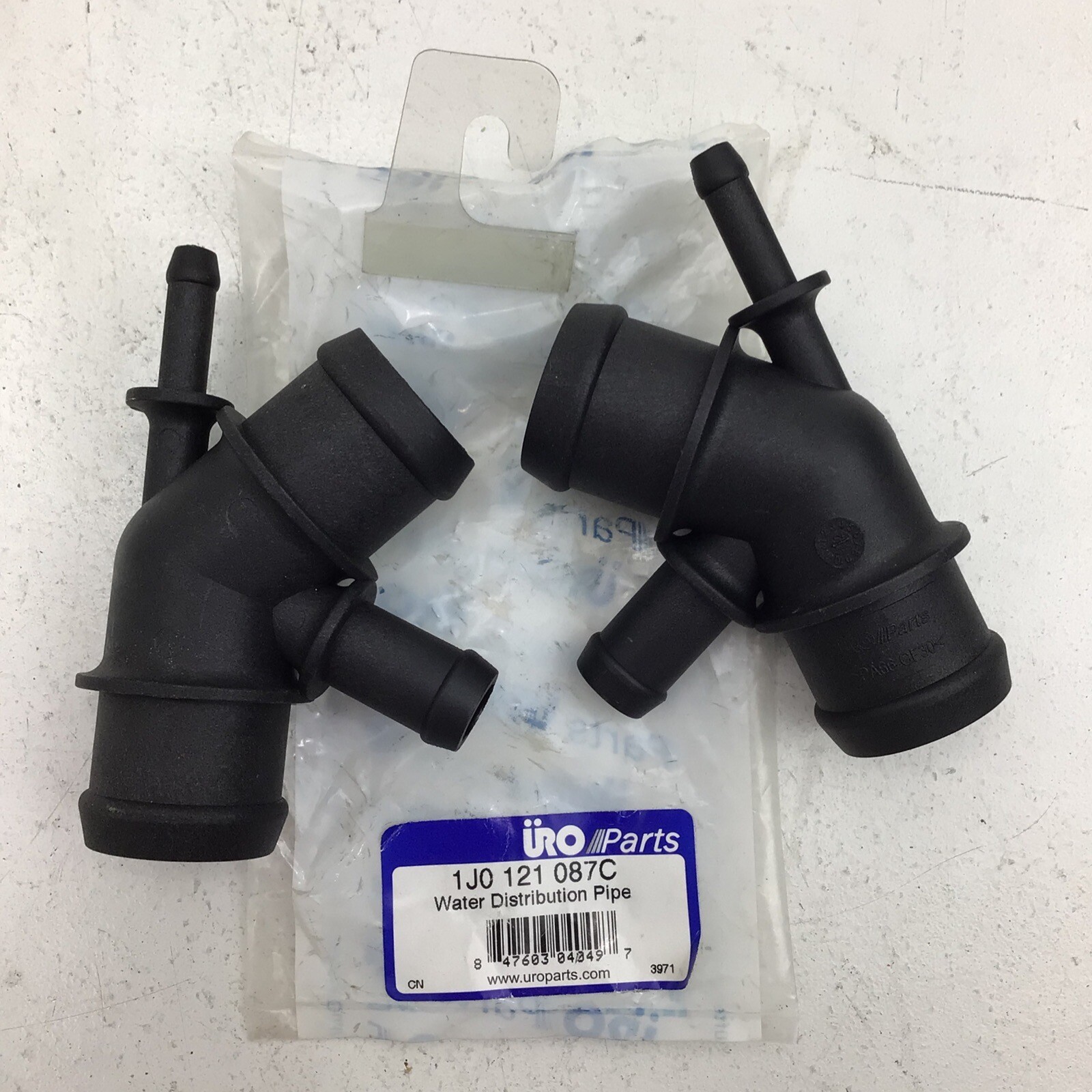 (2] VW Audi Upper Radiator Water Hose Plastic Connector 1j0 121 087c | eBay