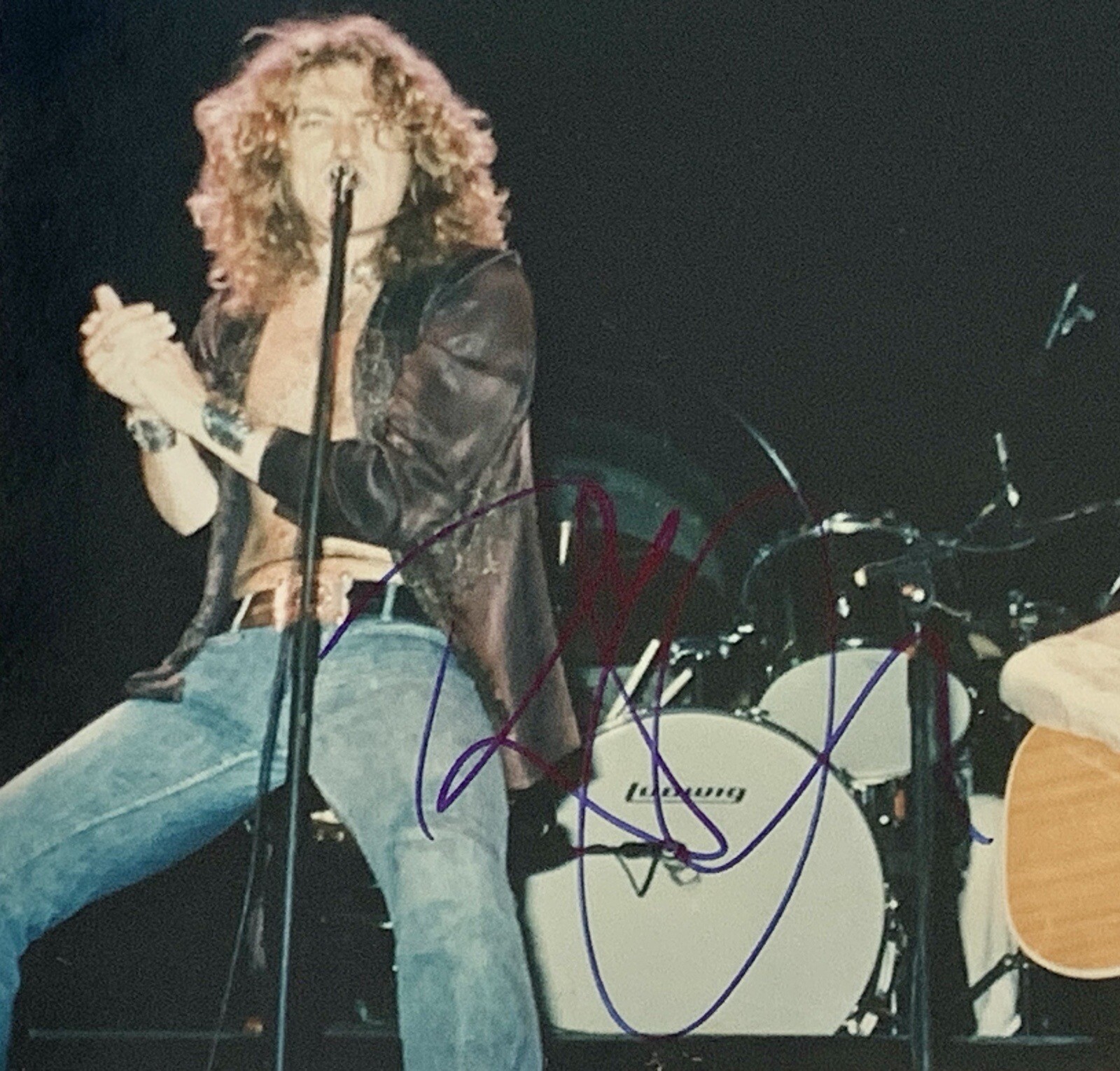 Led Zeppelin signed Photo Jimmy Page Robert Plant autographed psa dna ...