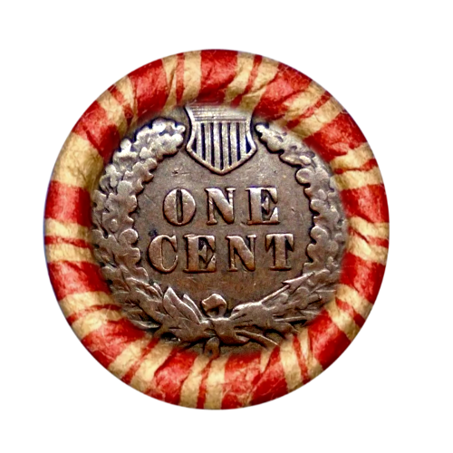 Old Estate Vintage Silver D Barber Dime Reverse Indian Head Ends Roll ...