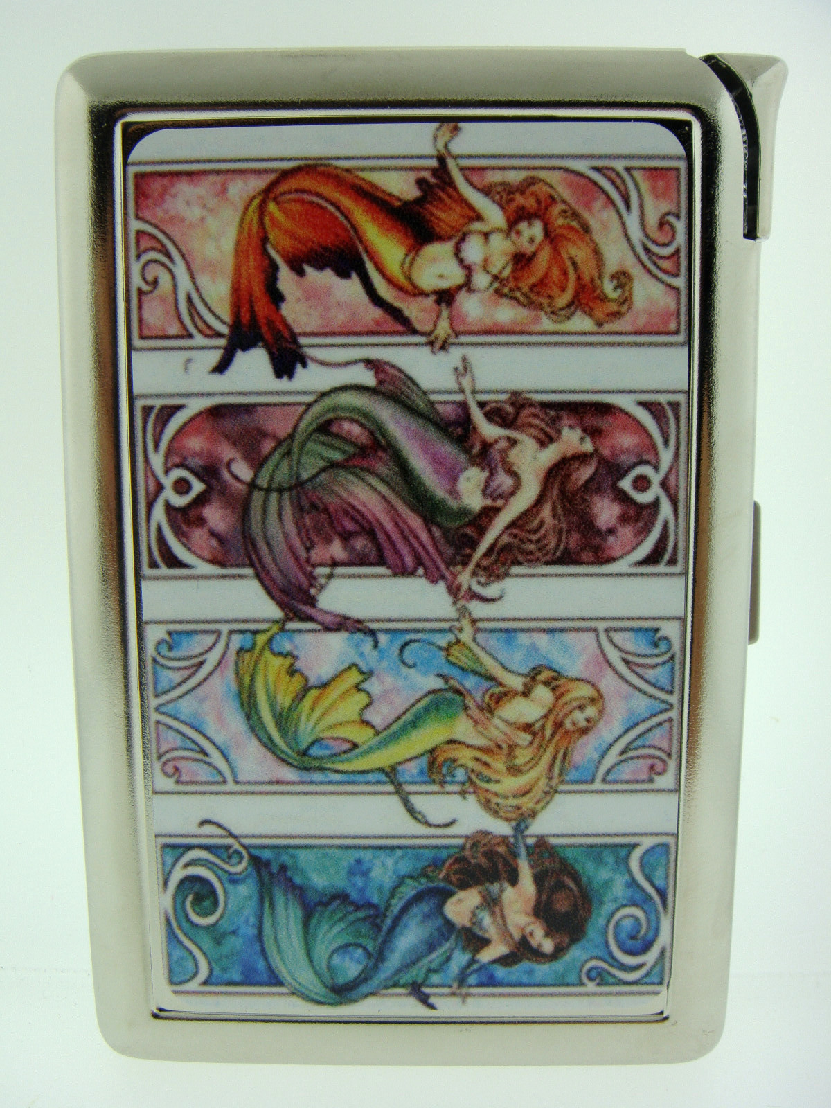 Mermaids 01 Cigarette Case with Lighter Women of the Sea Mythical ...