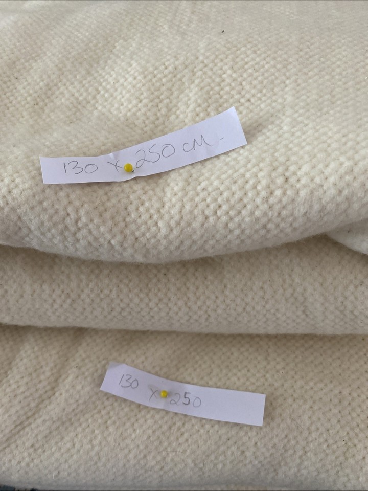 Blanket Bump Curtain Interlining 2x 125 cm x 250cm approx B | eBay UK