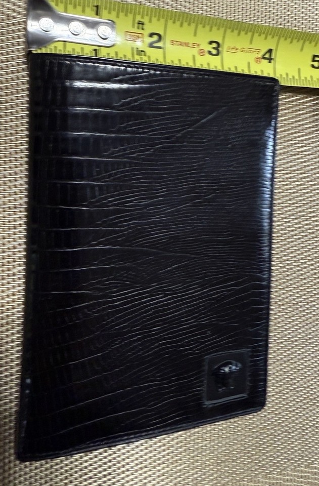 New Vntg 1990s Gianni Versace Lizard Skin Men's Bifold Wallet Unique | eBay