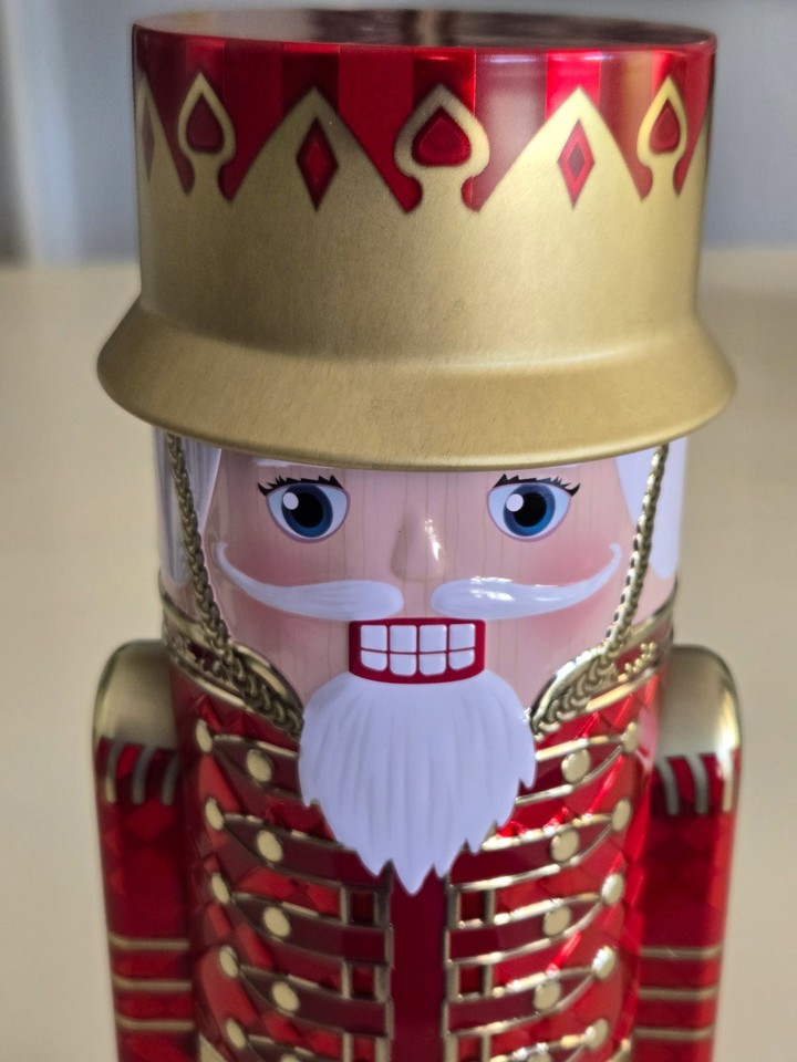 Nutcracker Tin - Red/Gold/White/Black - 12.5” - The Silver Crane Co ...