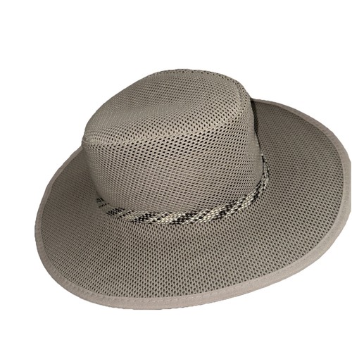 Monterey Bay Hat Mens M Cabana Gray Crushable Soakable Beach HANDMADE ...