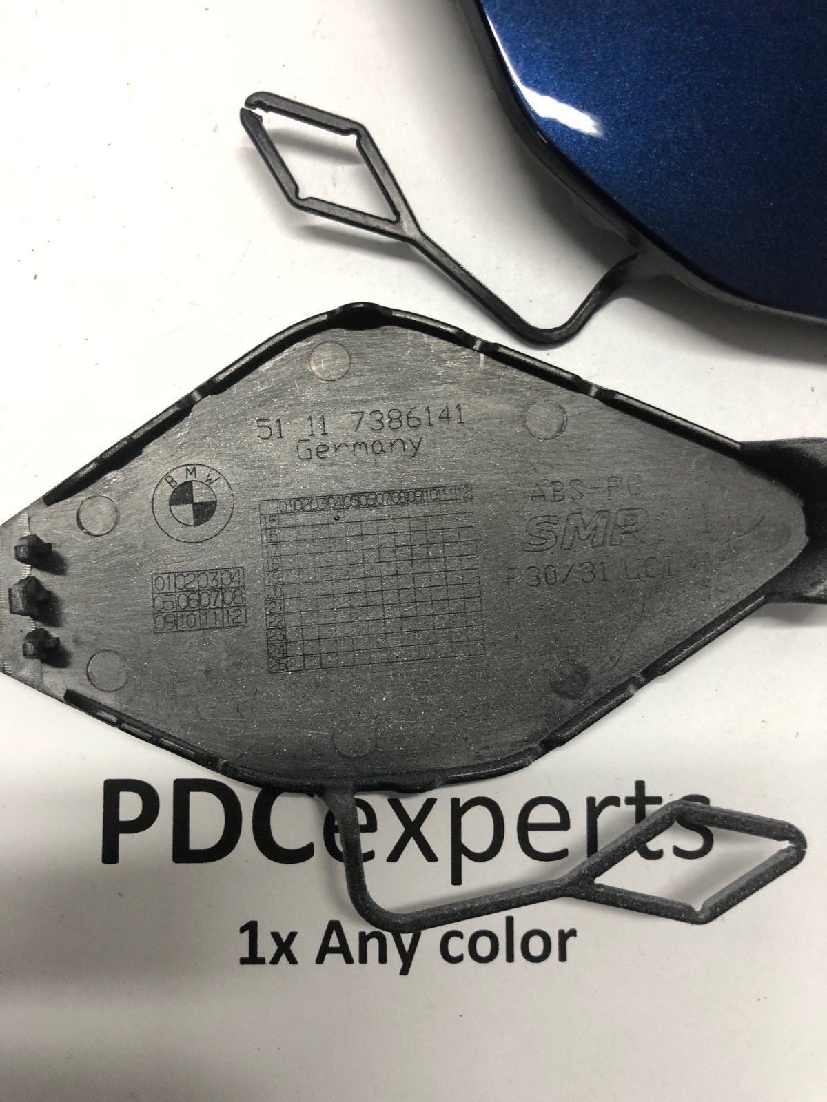 NEU BMW 3' F30 F31/LCI Abschlepphaken Blende 51117396837 ALLE FARBEN ...