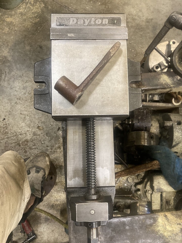DAYTON 6" Milling Machine / Larger Drill Press Vise w Swivel Base ...