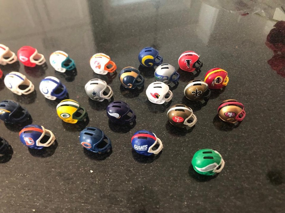 UPDATED HUGE SALE INDIVIDUAL NFL STARTING LINEUP OFFENSIVE HELMETS ...